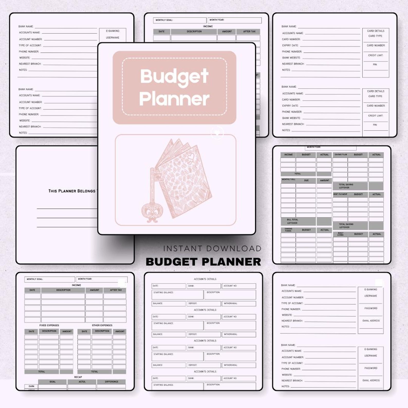 Ultimate Budget Planner Bundle: Google Sheets & Excel, Paycheck ...