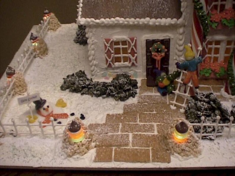 St Andrews Gingerbread House Template - Etsy