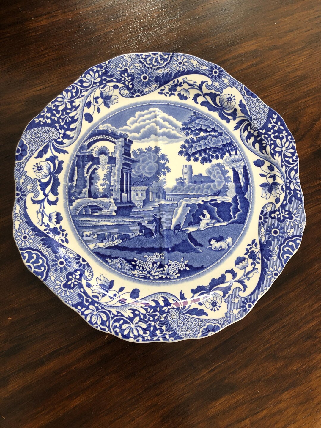 Vintage Copeland Spode's Italian Divided Sandwich Plate/4 Sections ...