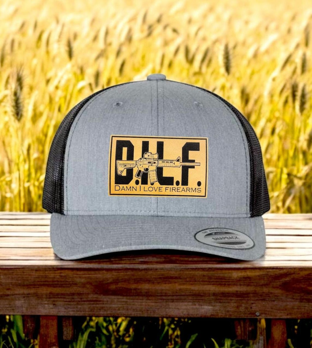 Dilf | Damn I Love Firearms | Funny Hat | Funny Gift | Trucker Hat ...