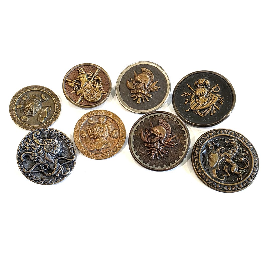 Large Antique Victorian Buttons - Choice of Style for Sewing & Knitting ...