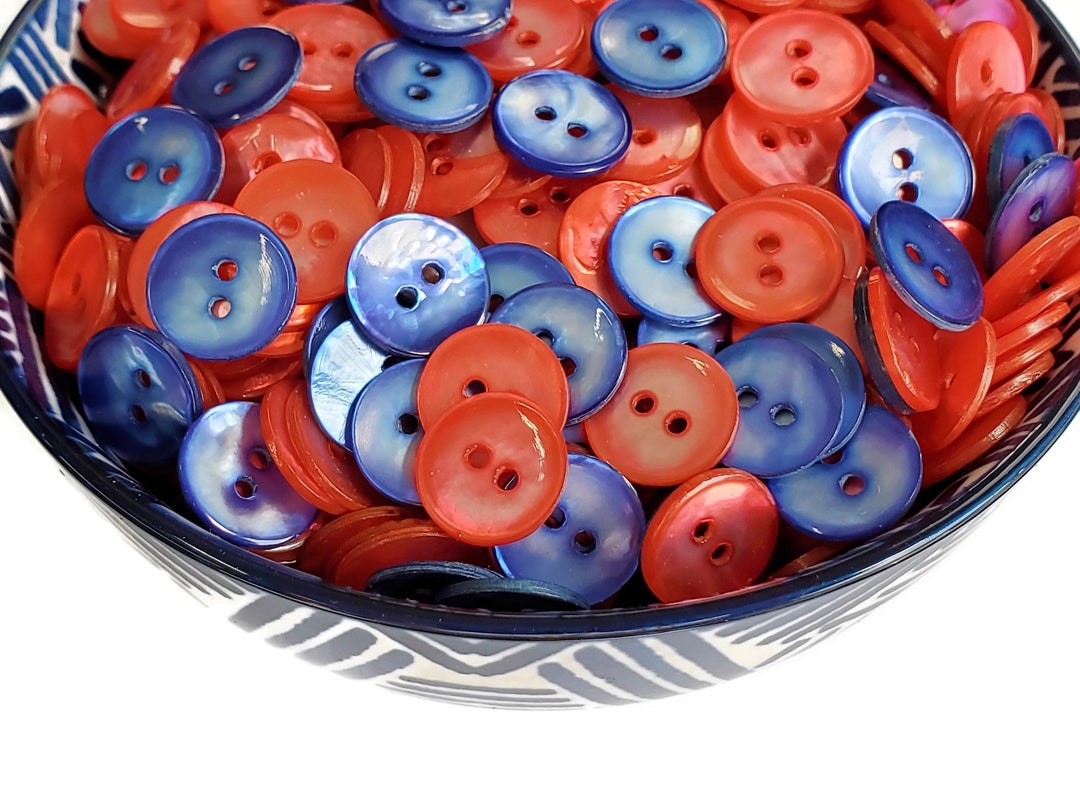 Vintage Shell Buttons in Your Choice of Colors for Sewing and Knitting ...