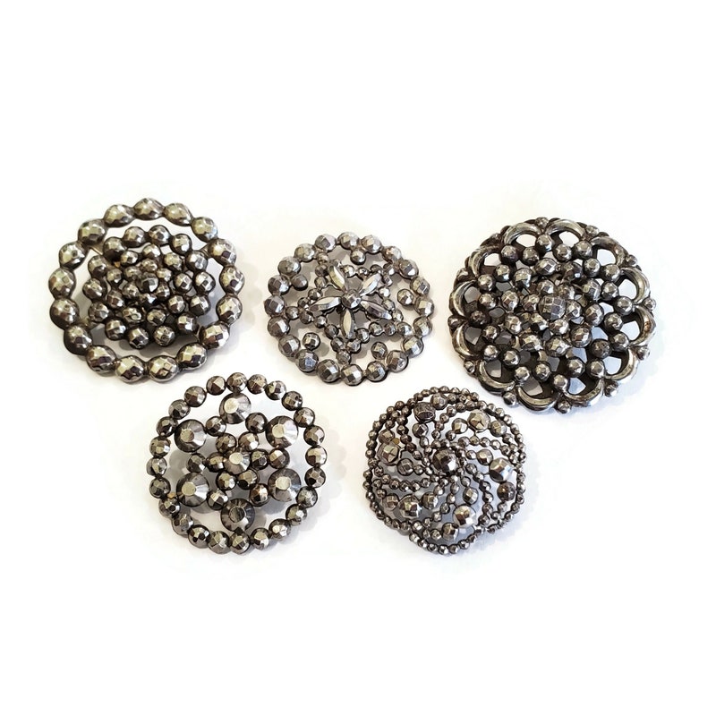 Cut Steel Buttons - Etsy