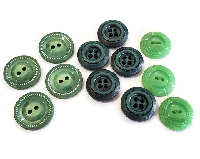 Vintage Button Sets, Sew Through Sewing Buttons for Knitting Sweaters ...