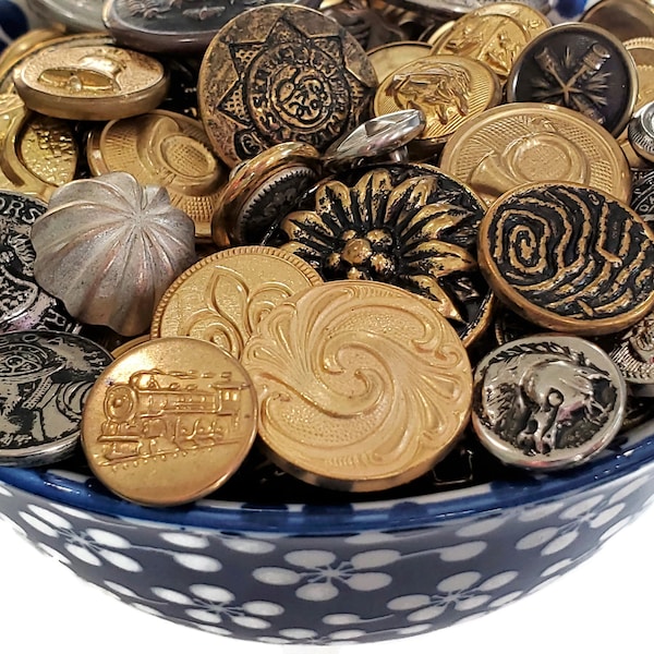 Metal Sewing Buttons - Etsy