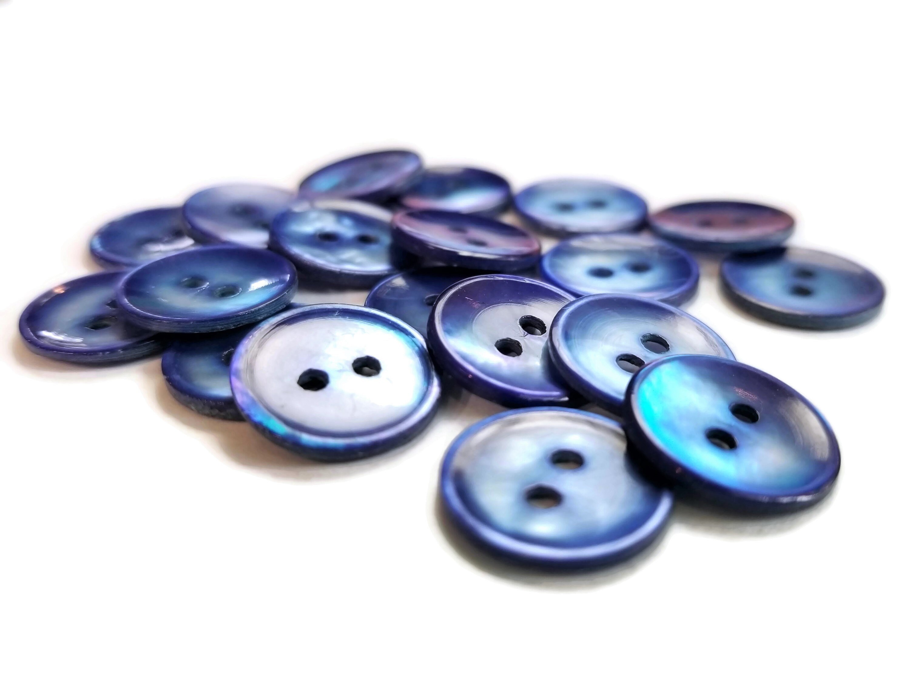 Vintage Shell Buttons in Your Choice of Colors for Sewing and Knitting ...