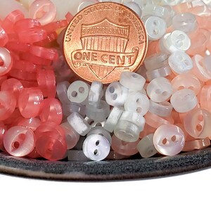 Tiny Vintage Baby Buttons, Color and Quantity Choices, Small Sewing ...