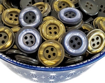 8 Cherry Red Vintage Buttons, 3/4 Inch Mid Century Sewing Buttons for ...