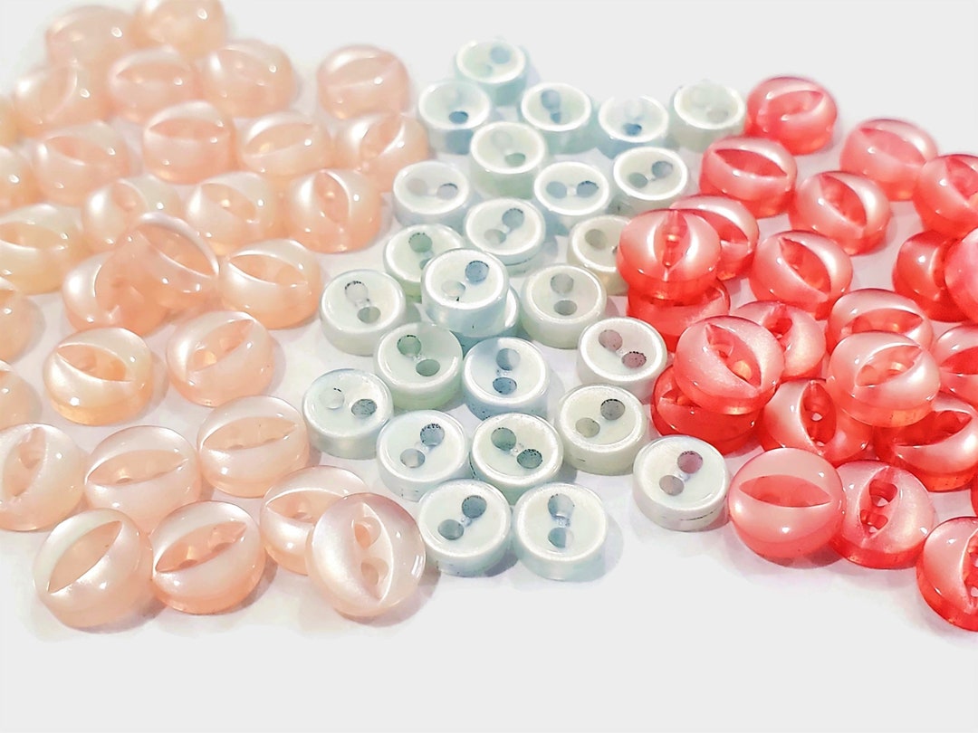 Tiny Vintage Baby Buttons, Color and Quantity Choices, Small Sewing ...