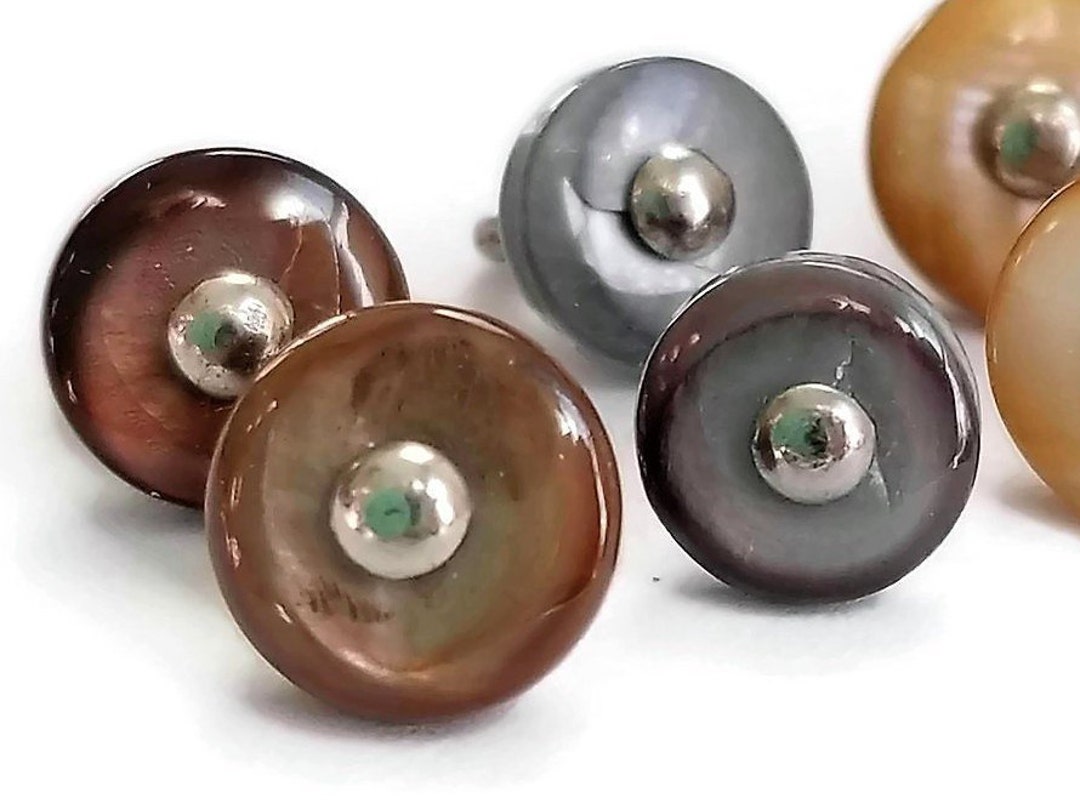 Vintage Mother of Pearl Shoe Buttons for Antique Boots, Spats, or ...