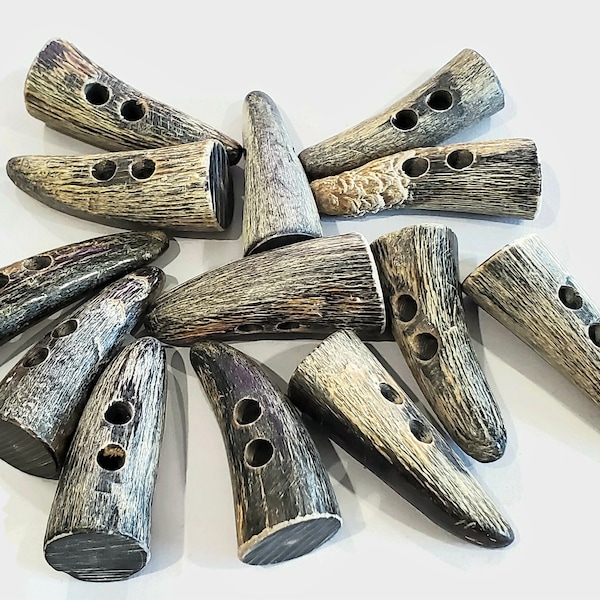 Vintage Black Toggle Buttons - Etsy