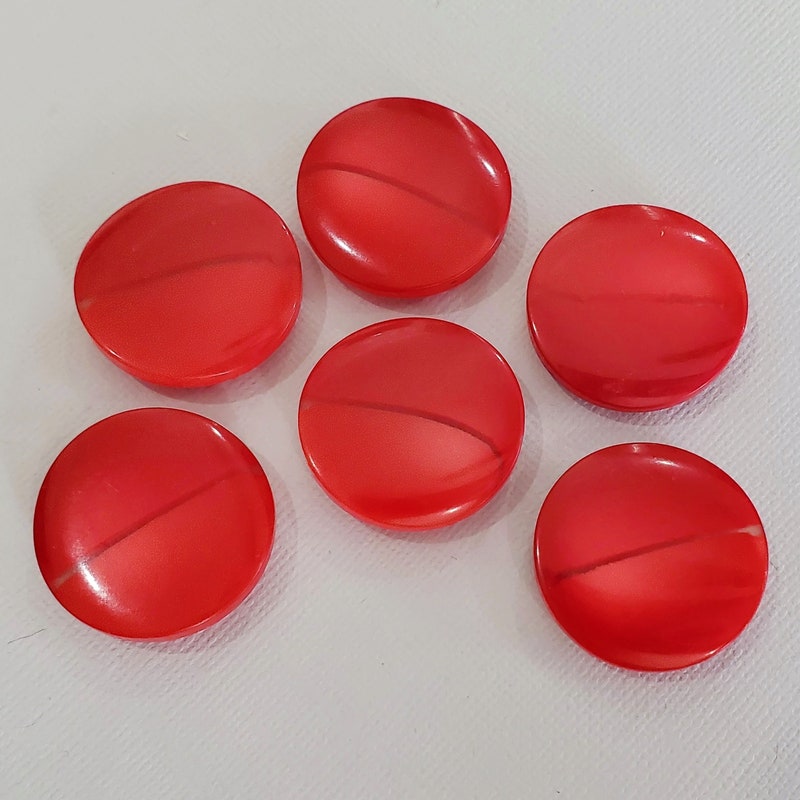 Red Vintage Buttons - Etsy