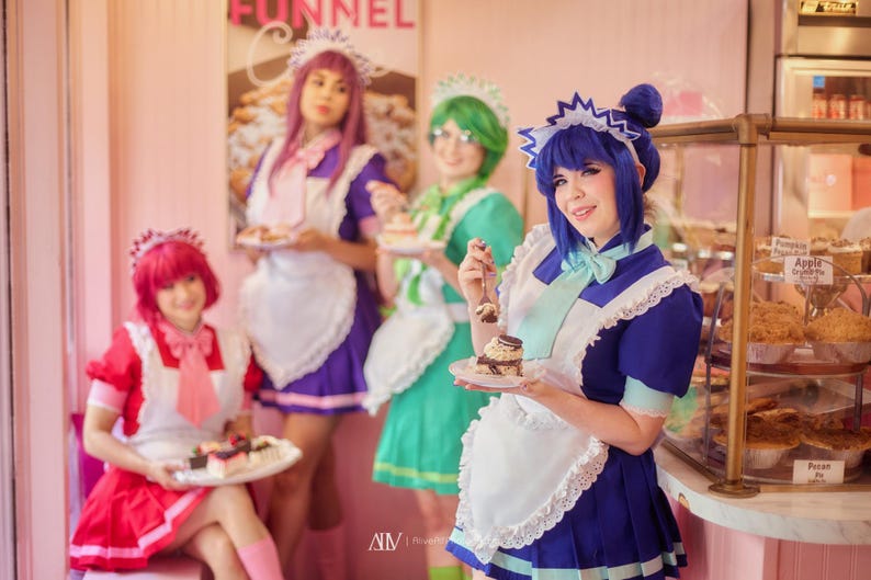 Tokyo Mew Mew Mint Maid Cosplay Costume COMPLETE WITH WIG - Etsy