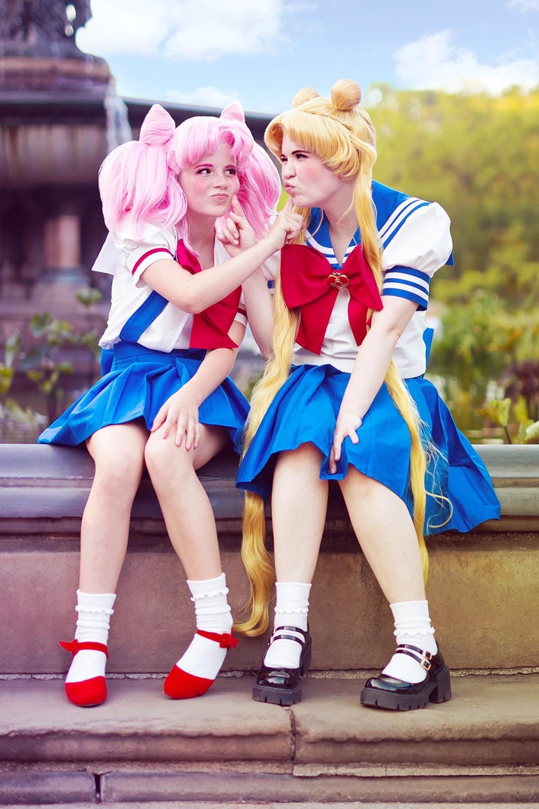 Sailor Fuku School Uniform Iconic Anime Girl Cosplay Costume Ami Mizuno ...