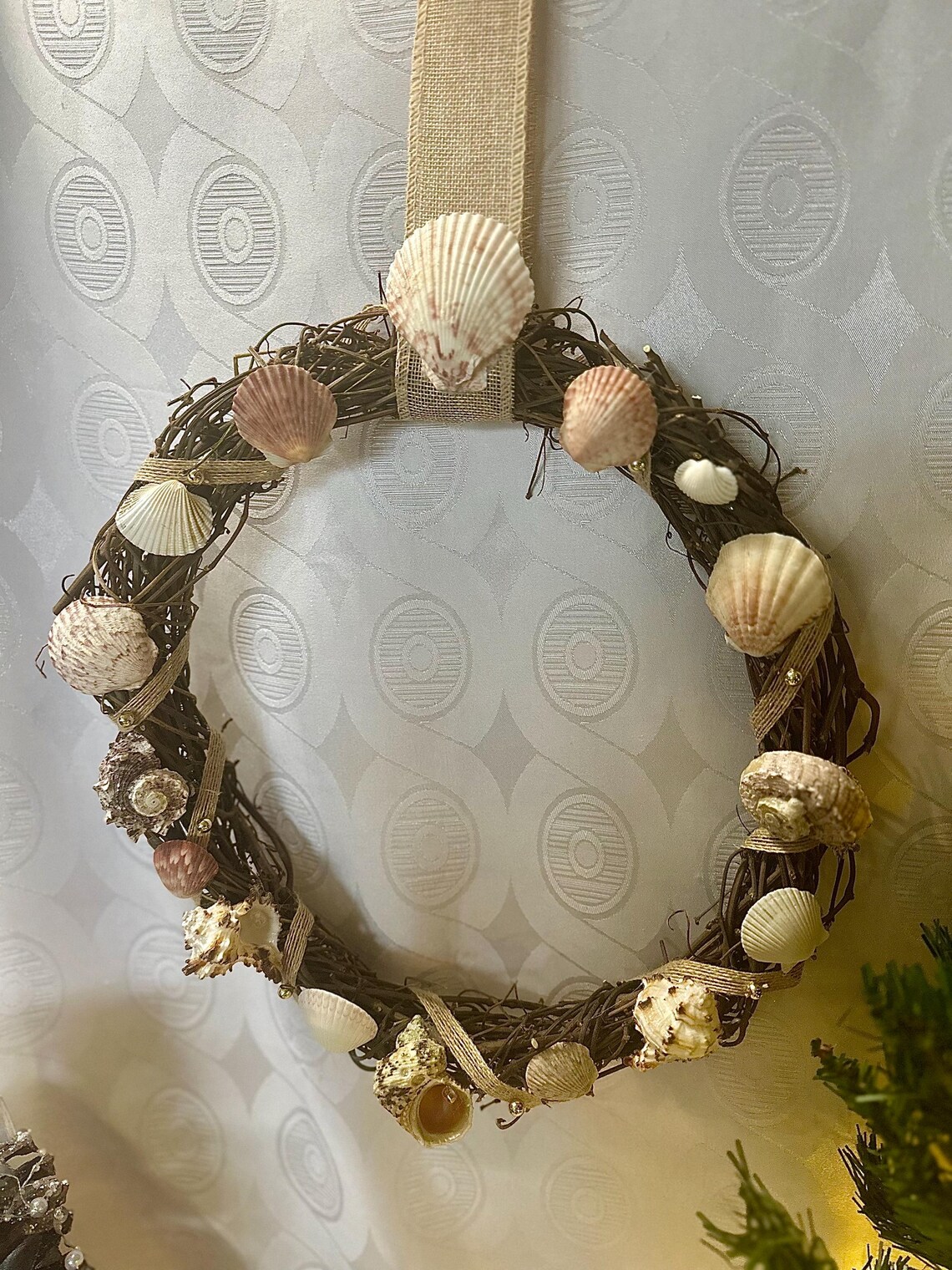 A Sea Shell Wreath That Can Be Used All Year Long - Etsy