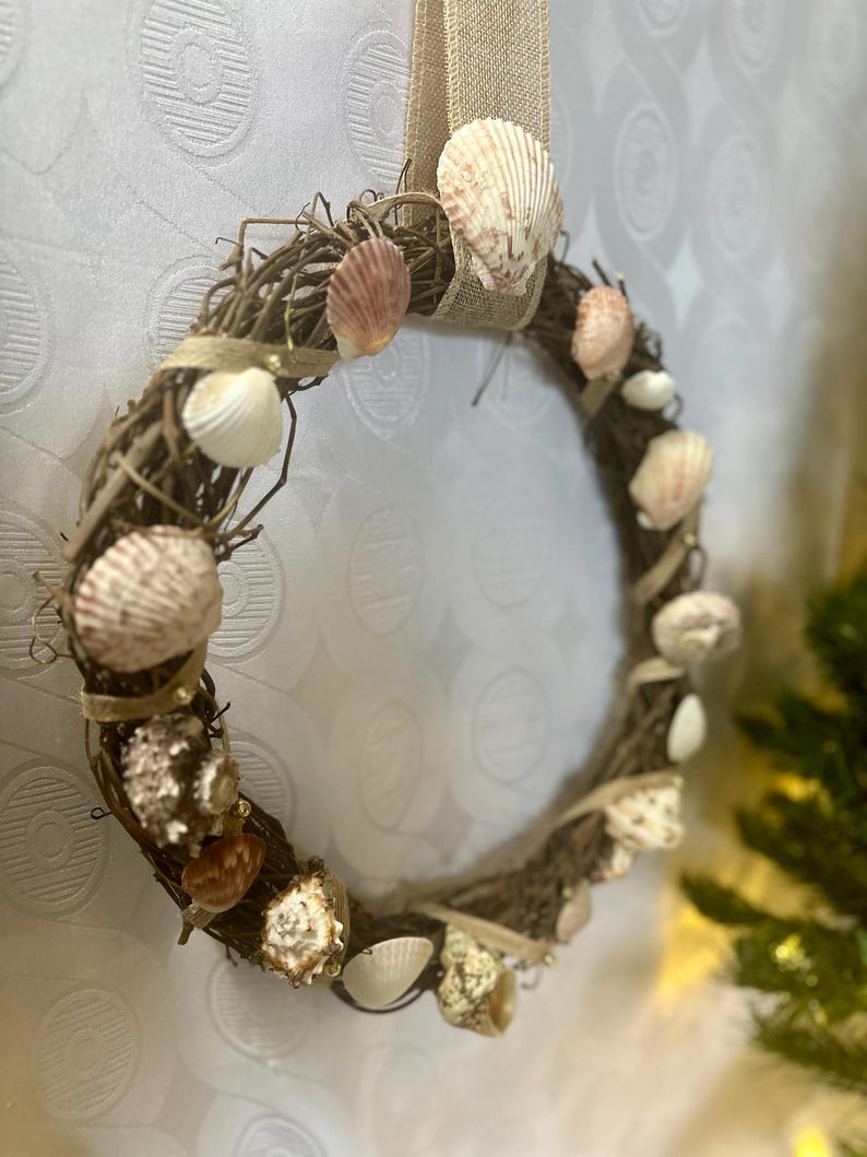 A Sea Shell Wreath That Can Be Used All Year Long - Etsy