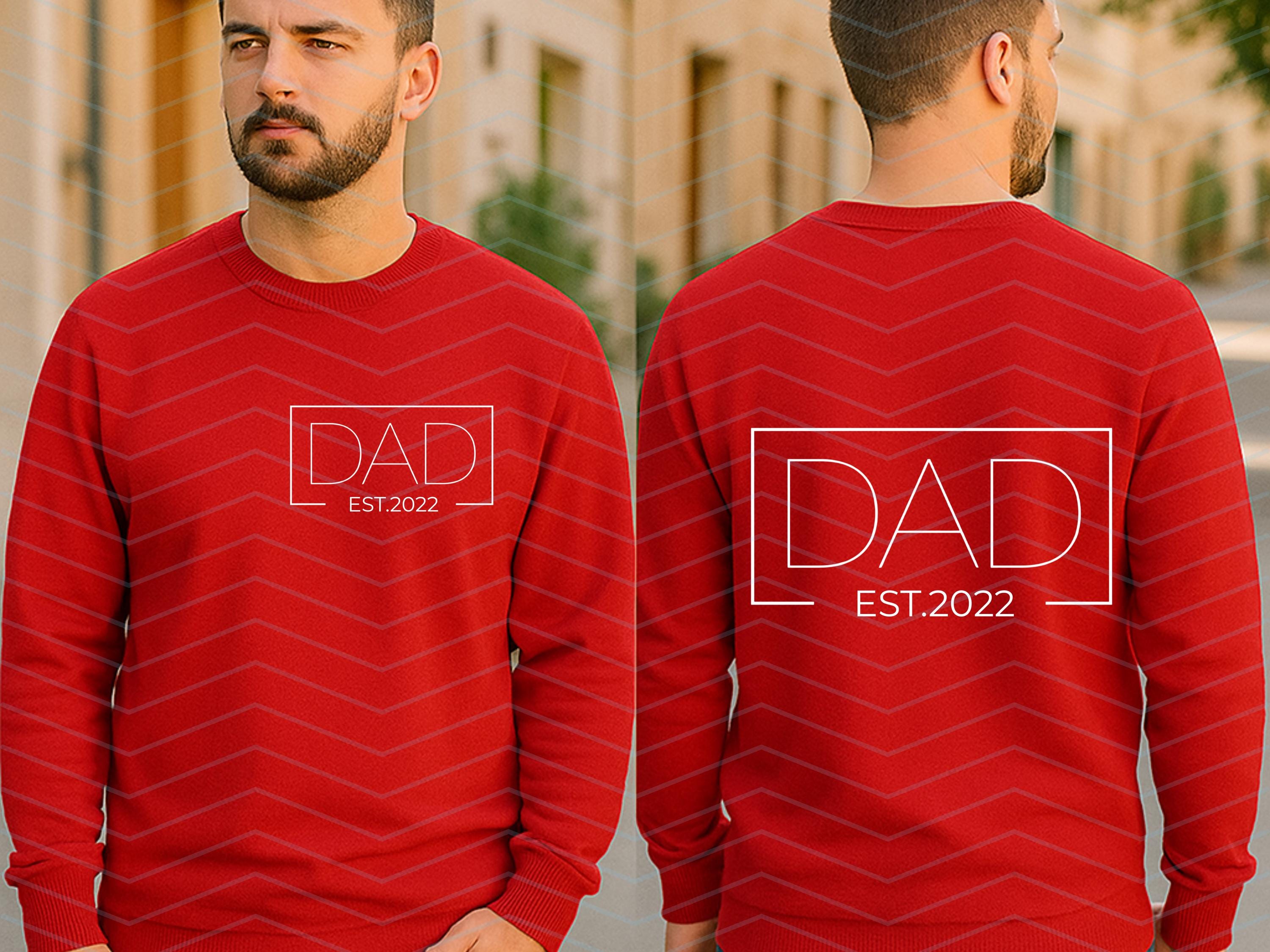 Dad Est 2022 Png | Funny Png for Men | Gift for New Dads | Fathers Day ...
