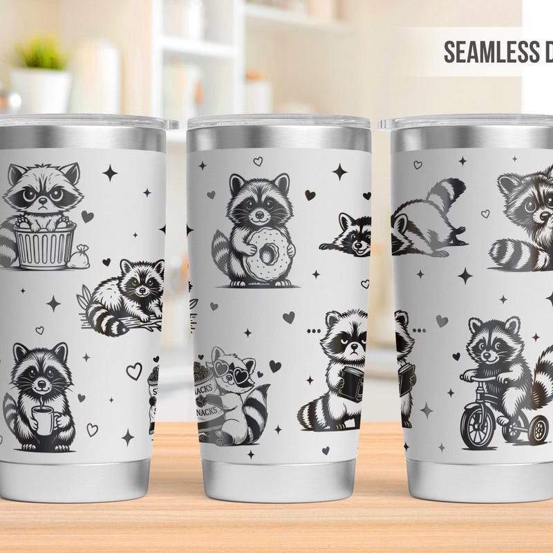 Cute Trash Panda Cup - Etsy