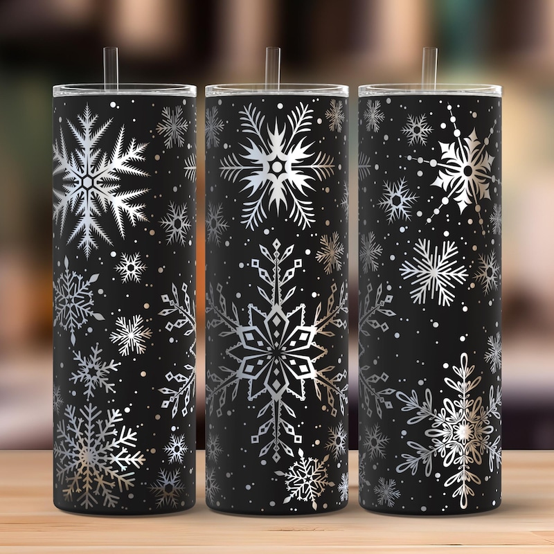Snowflake Tumbler - Etsy