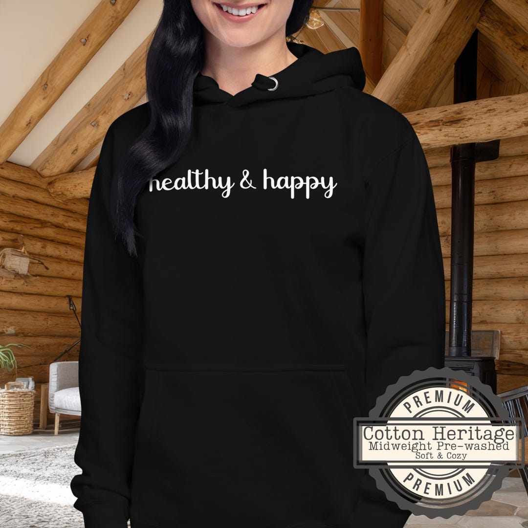 Healthy & Happy Plexus Hoodie | OG Gut Health Co. Hooded Sweatshirt ...