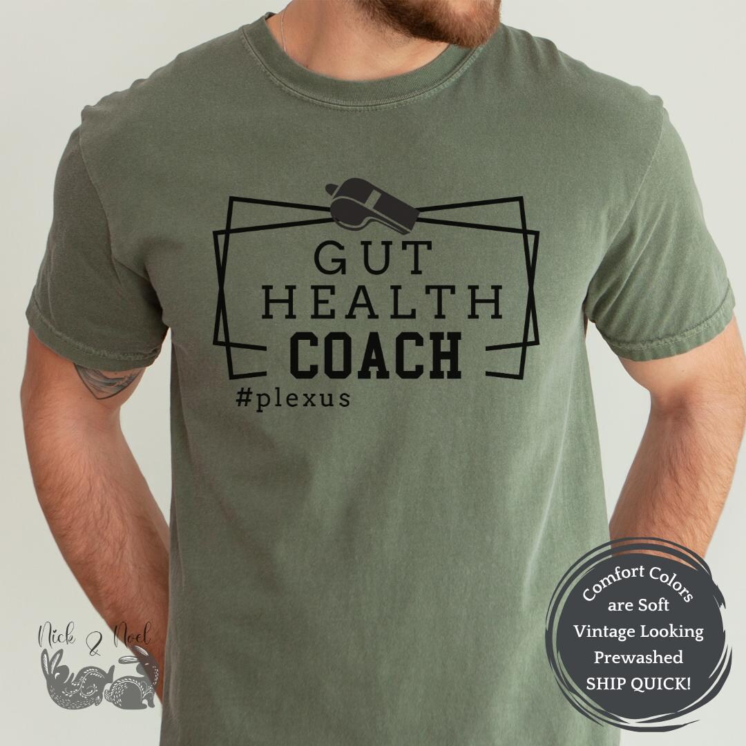 Plexus Men's Shirt, Gut Health Coach Tshirt, Comfort Colors, Vintage ...