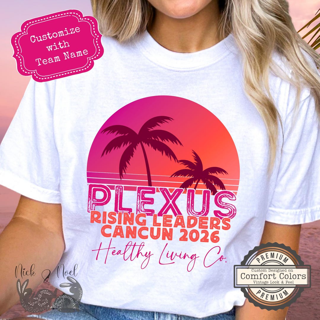 Plexus Leader's Retreat Shirt, Custom Team Name on Comfort Colors ...