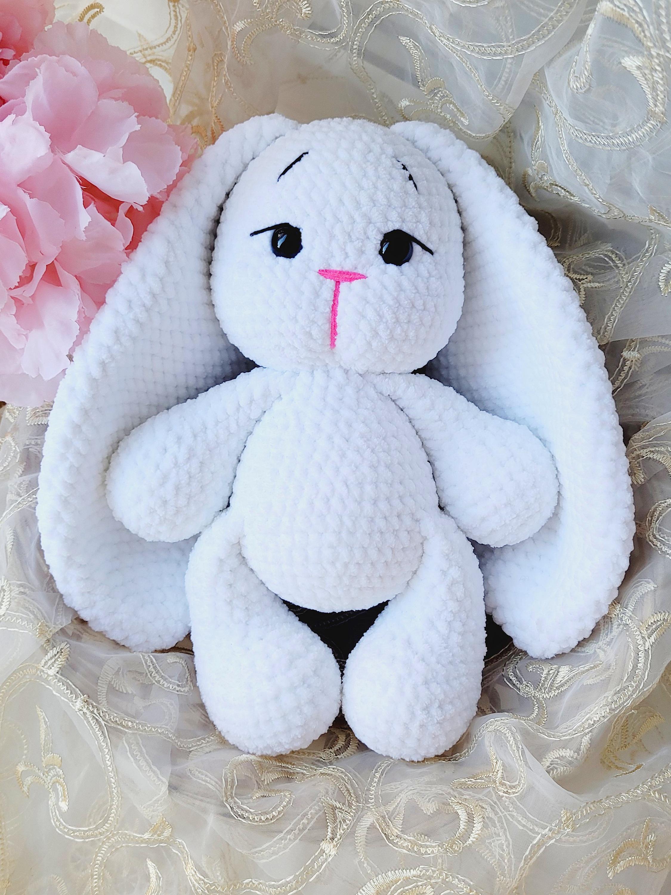 Crochet Bunny Plushie Pattern: Amigurumi Rabbit Tutorial (PDF) - Etsy