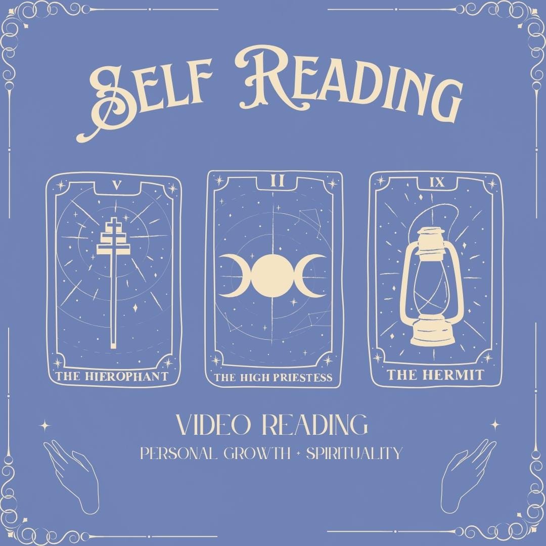 Personalized Self Tarot Reading (75 Minutes) | Video Recorded Reading ...