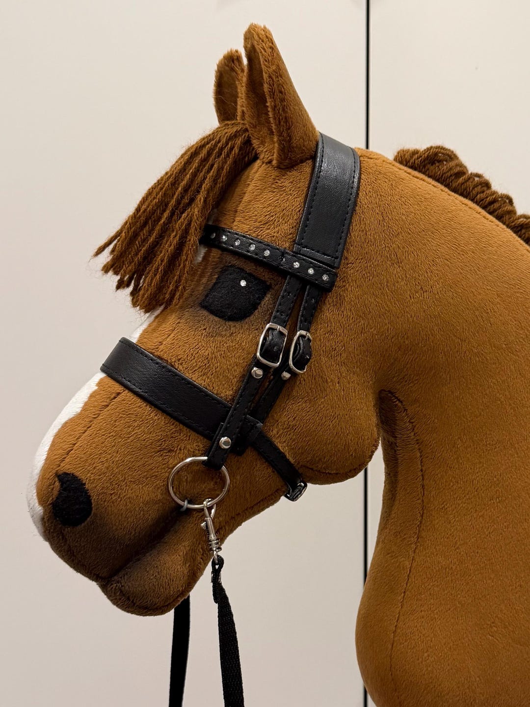 Bridle With Wide Noseband for Hobby Horse (horse Not Included) - Etsy