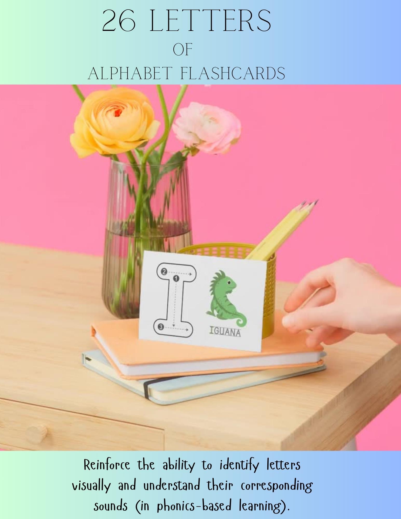 Animal Alphabet Tracing Flashcards - Educational & Fun Learning Tool ...