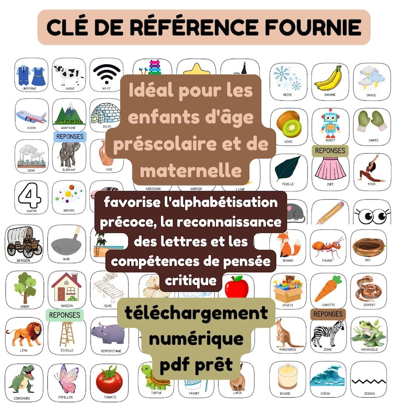 French Phonics Game | Montessori Alphabet Sorting Activity (digital ...
