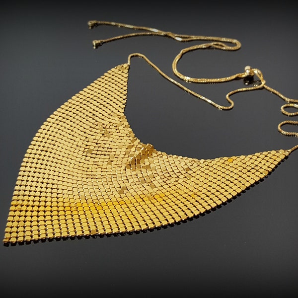 Gold Bib Necklace - Etsy