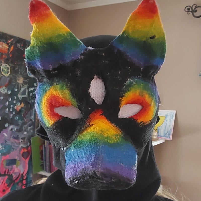 Therian Dog Mask - Etsy