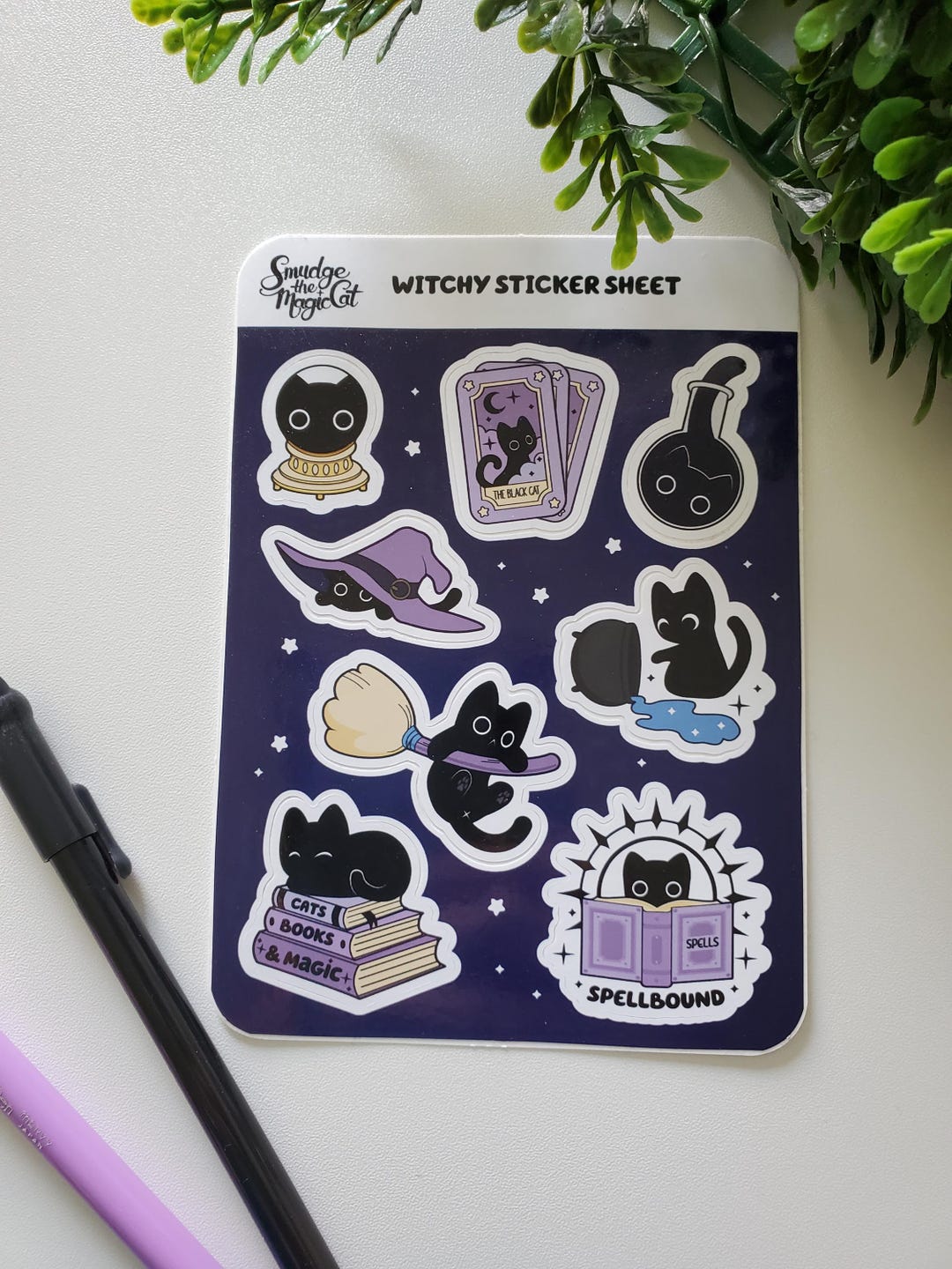 Witchy Sticker Sheet - Etsy