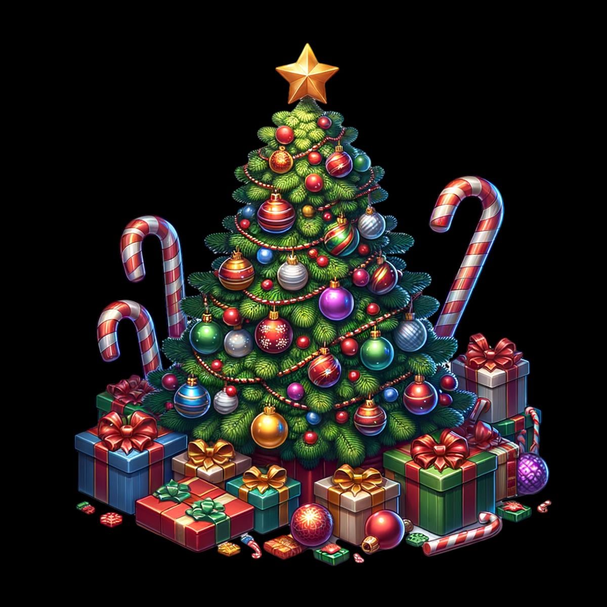 Christmas Clipart Bundle Santa Claus Snowman DIY Craft Christmas Trees ...