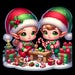 Christmas Clipart Bundle Santa Claus Snowman DIY Craft Christmas Trees ...