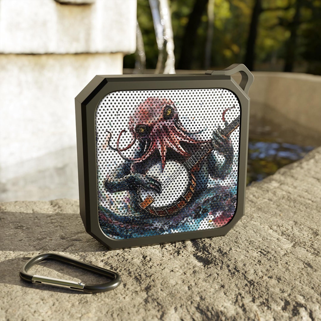 Kraken Playing a Banjo Blackwater Outdoor Bluetooth Speaker, Waterproof ...