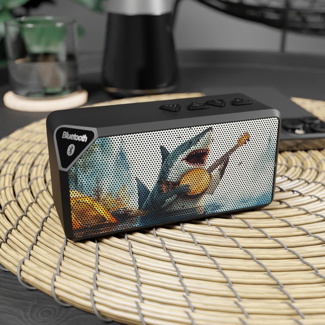 Shark Playing a Banjo Jabba Bluetooth Speaker, Camping, Concerts ...