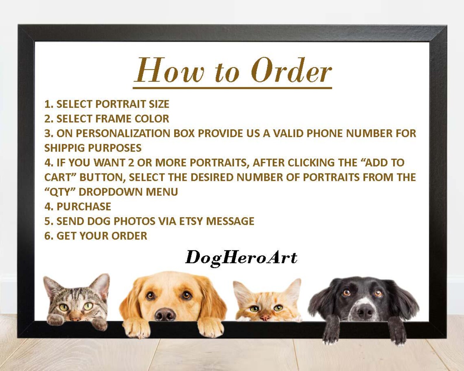 Custom Made in Memoriam Artwork From Dog Photo, Original Hand Painted ...