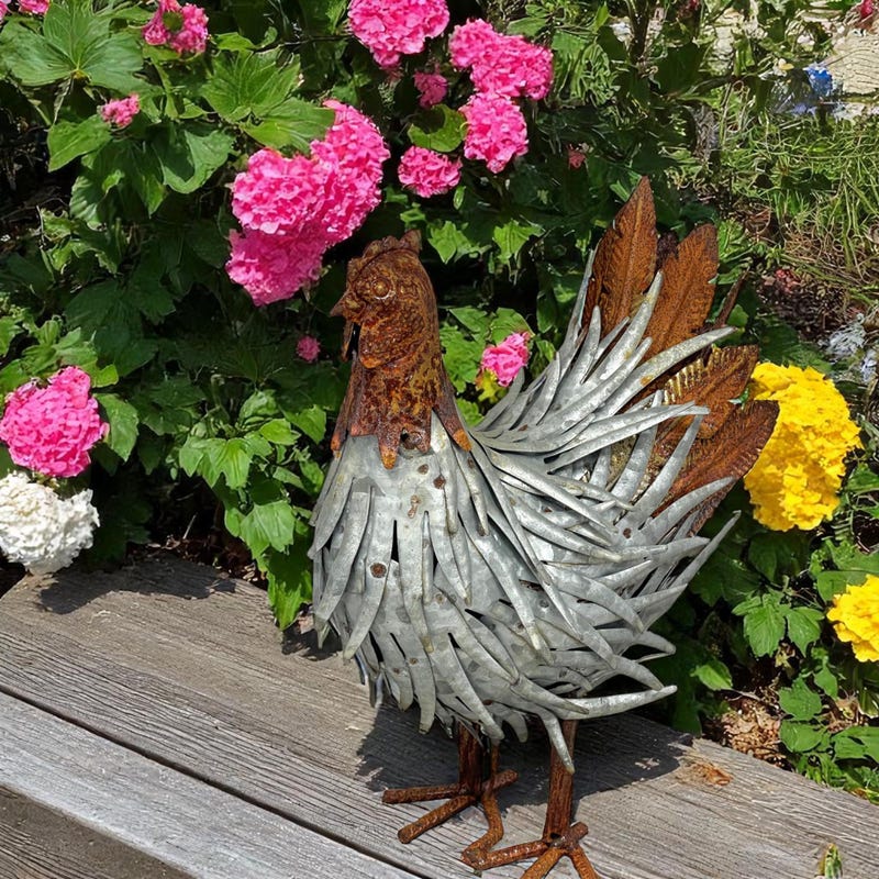 Rooster Statue - Etsy
