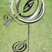Heavy Duty Globe Weather Vane Style Metal Welded Yard Stake Wind ...