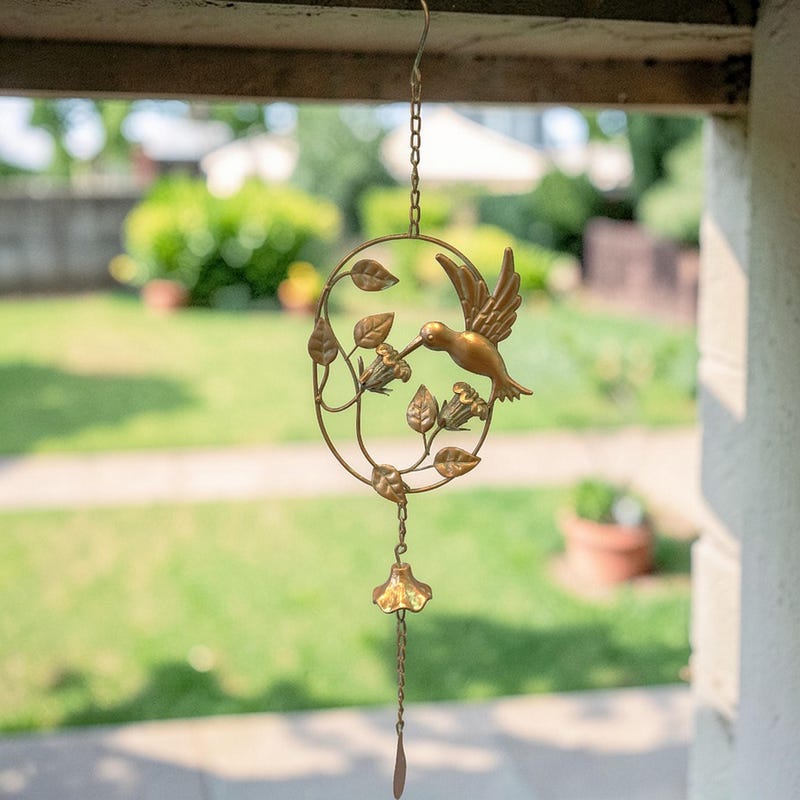Hummingbird Bell - Etsy