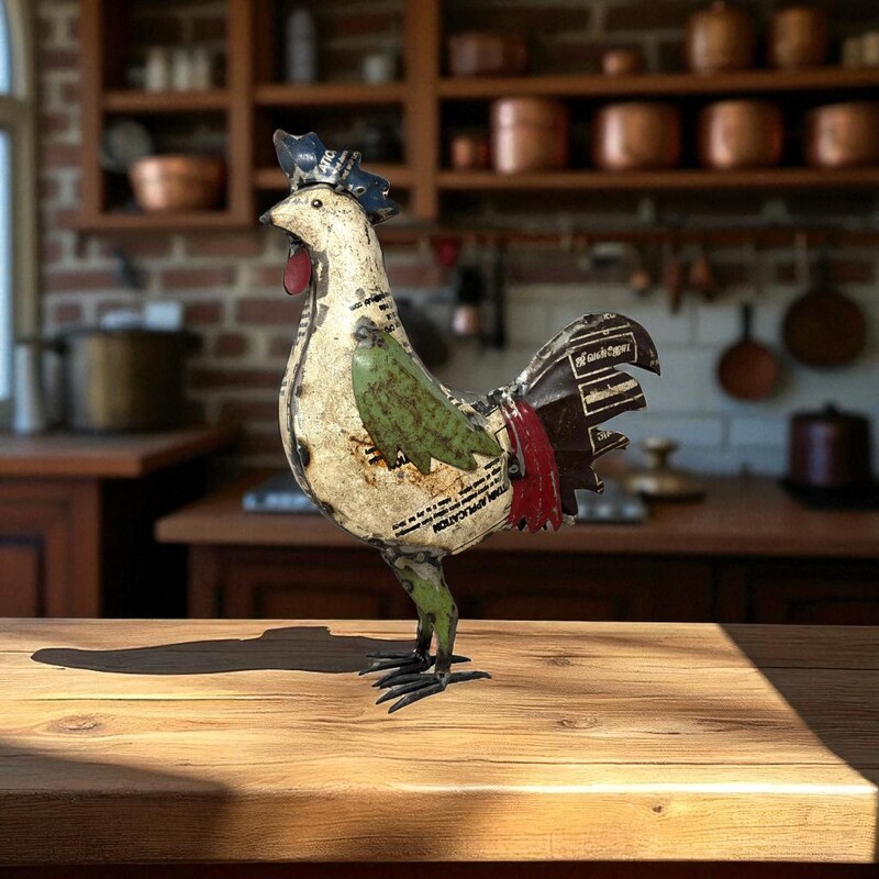 Chickens and Roosters Statues - Etsy