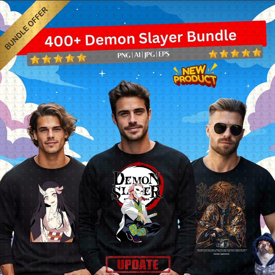 Demon PNG Bundle 400JPG EPS Printable Designs for T-shirts & Crafts ...