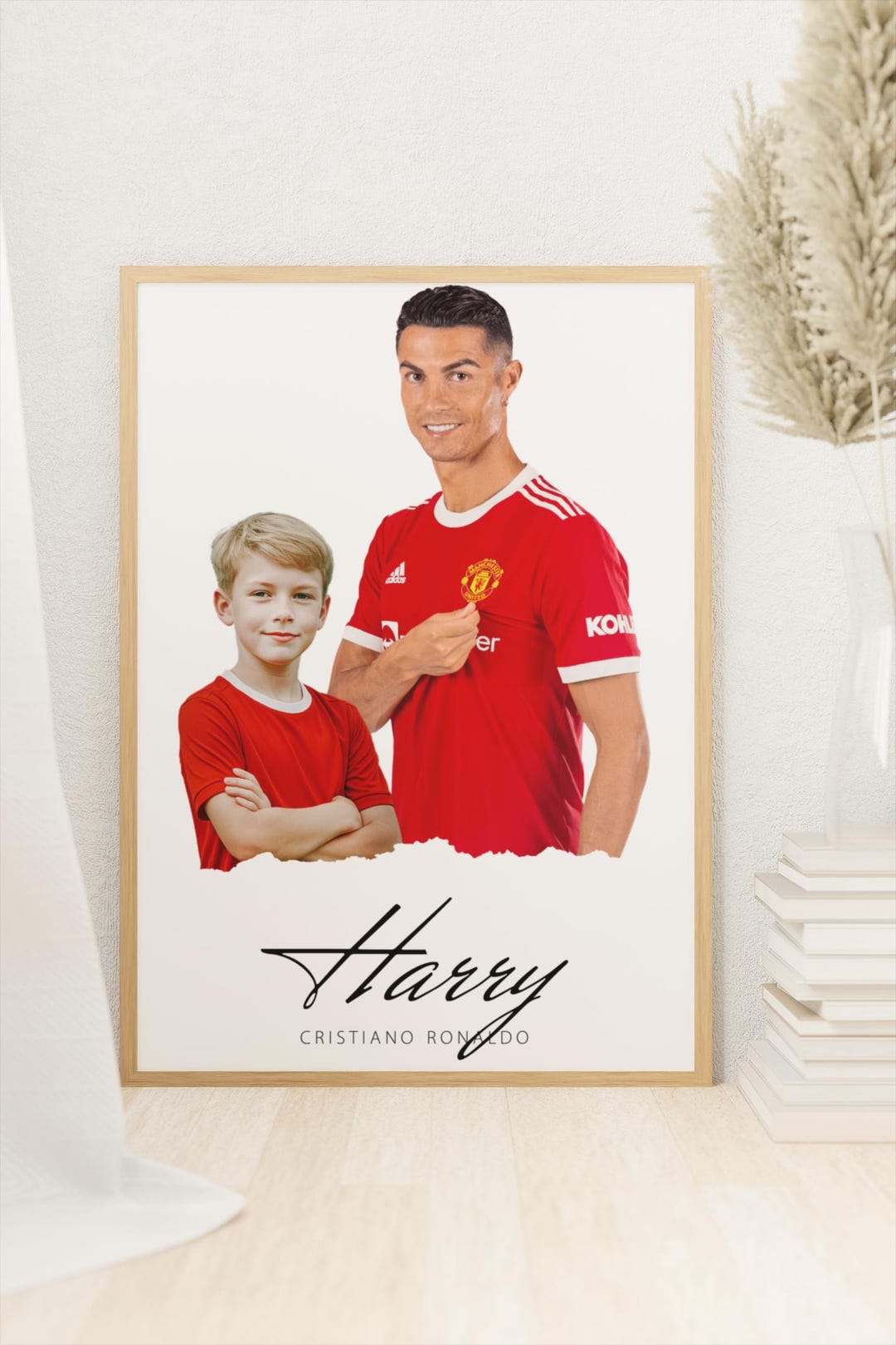 Ronaldo Custom Football Gift, Personalized Ronaldo Fan Gift, Soccer ...