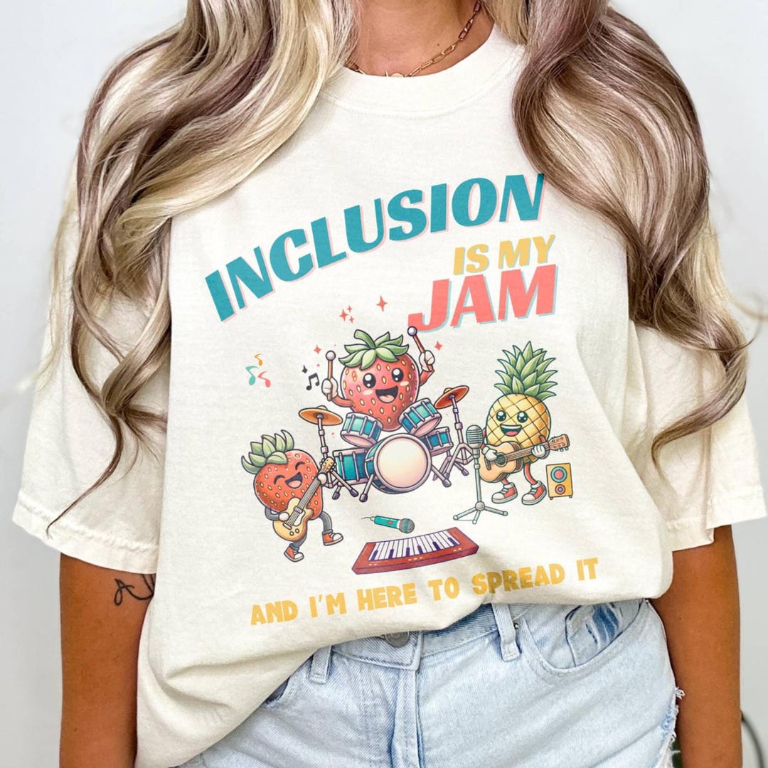 Inclusion is My Jam Shirt Autism Awareness Comfort Color Shirt SPED ...