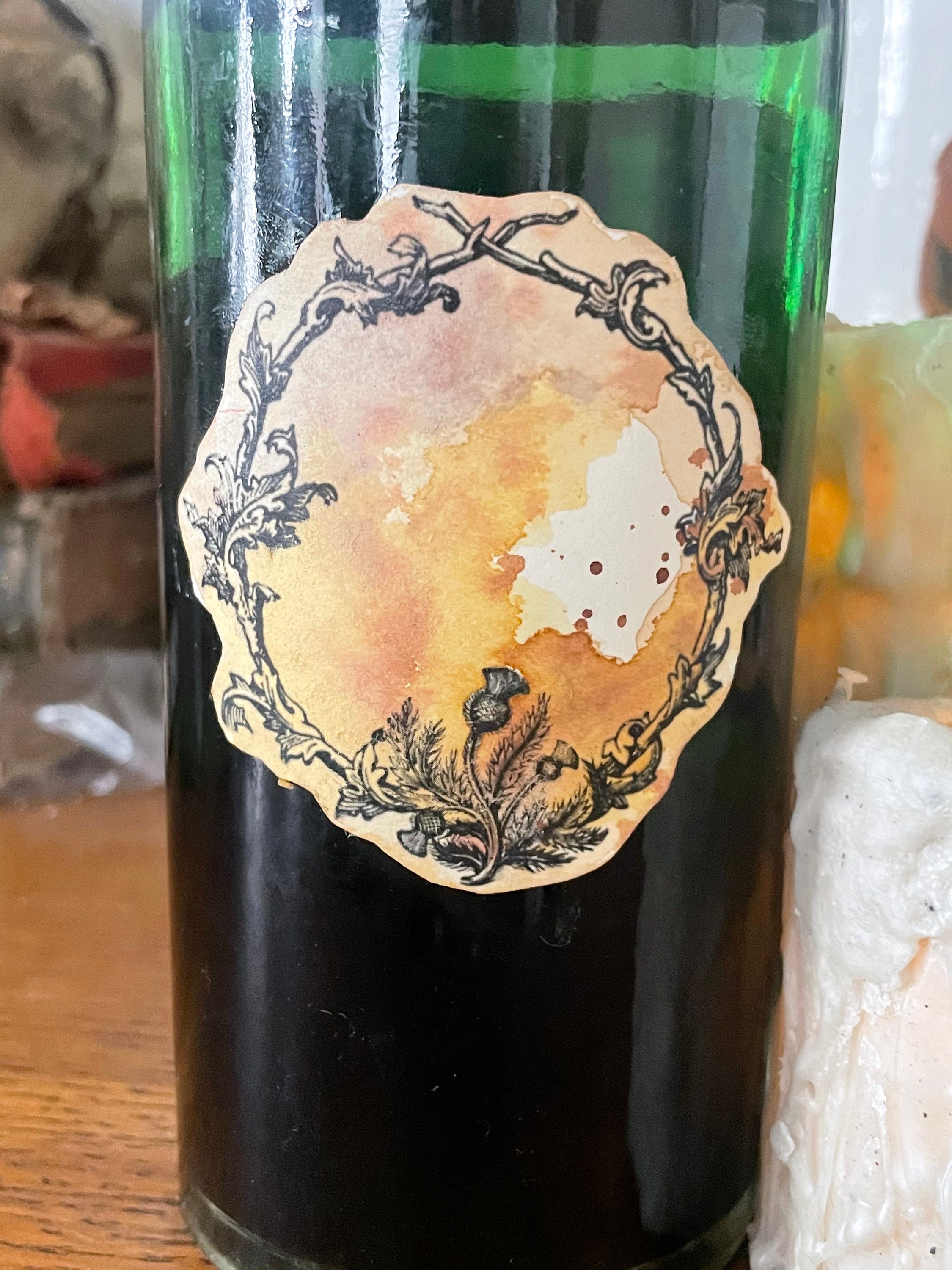 Outlander Apothecary Labels Thistle Scotland Witch Spooky - Etsy