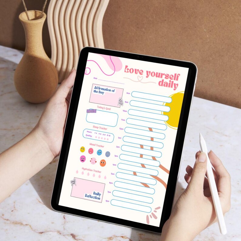 Self Care Planner | 2024 Planner | Daily Planner | Digital Planner ...