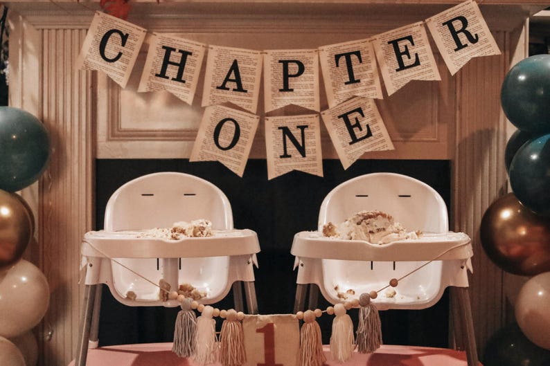 Chapter One Birthday Banner - Etsy