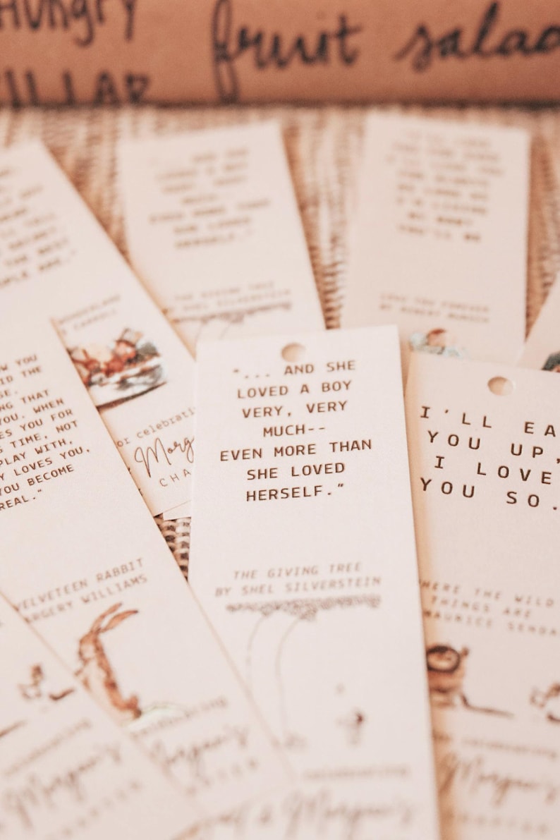 Story Book Theme Bookmarks - Etsy